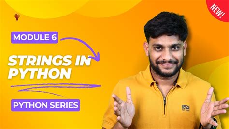 Strings In Python Part 6 Python Series Youtube