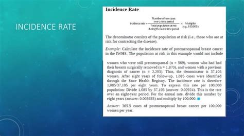 Epidemiological Measures Pptx