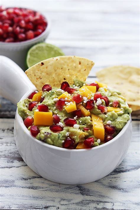 Mango Pomegranate Guacamole Creme De La Crumb Pomegranate Guacamole