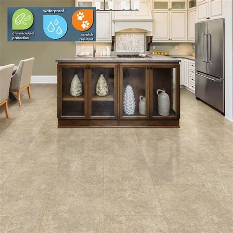 Click Lock Vinyl Flooring Stone Look