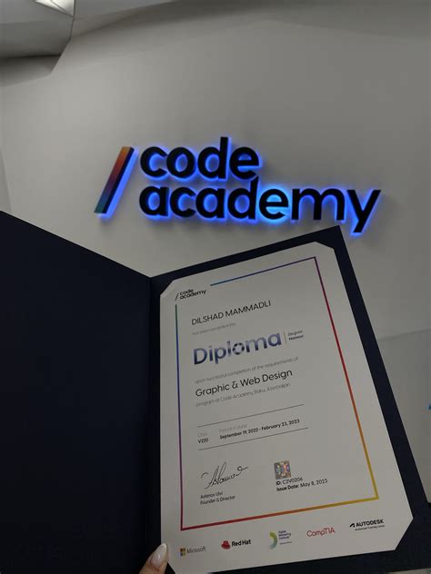 Dilshad Mammadli On Linkedin I Graduated From Code Academy In Graphics