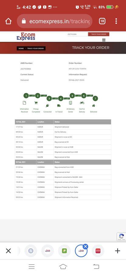 Ecom Express — Parcel Not Recived Send By Amazon