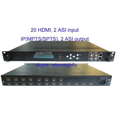 20 HDMI To IP ASI Encoder HDMI Input And IP ASI Output HDMI To IP Encoder HDMI To ASI Encoder