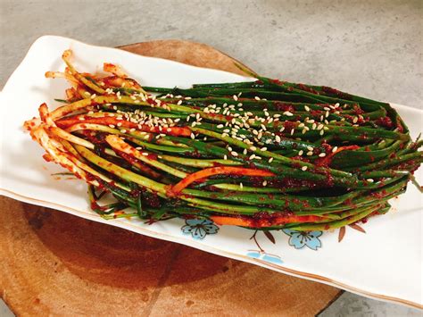 파김치 간단하게쪽파김치담기