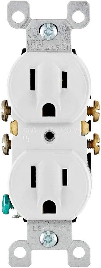 Leviton Contacto Duplex De 15 Amp 125 Volts Color Blanco