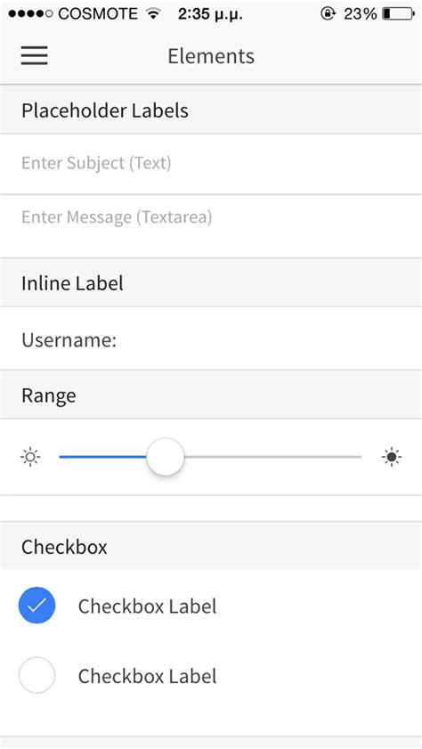 Mobionic Phonegap Cordova Full Hybrid App Behance