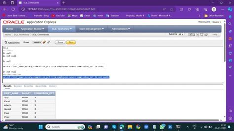 Praveenraj S On Linkedin Sql Using Is Not Null Operator