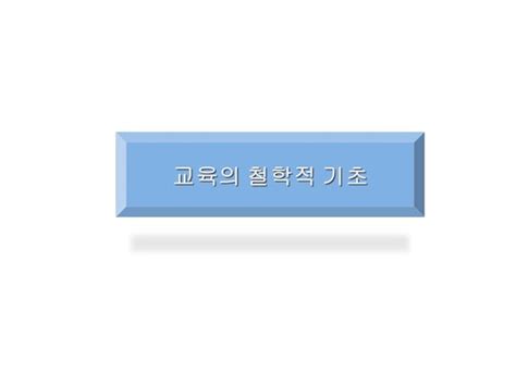 교육의 철학적기초