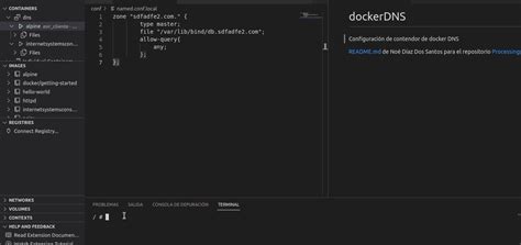 Github Ndiazdossantosservidor Dns Docker Pŕactica De Sri