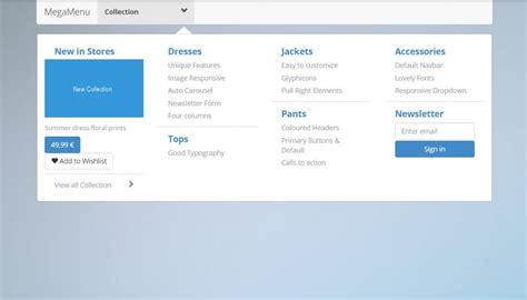 13 Mega Menu Css Examples Snippet Onaircode