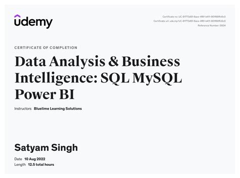 Satyam Singh On Linkedin Just Finished This Course On Udemy If You Parallely Work With Sql
