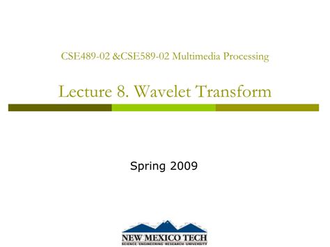Ppt Wavelet Transform Analyzing Frequency Components With Scale