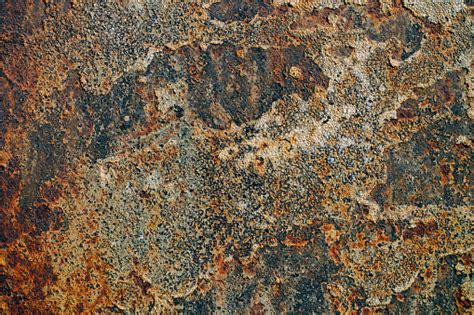 녹슨 철 오래 된 금속 표면 깨지 고 벗 겨 지기 쉬운 페인트 부식 부패 금속 배경 녹슨 금속 시트에 금이 페인트의 강철 부패 부패 0명에 대한 스톡 사진 및 기타 이미지