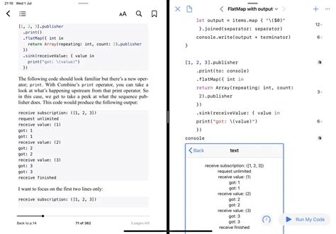 Viewing Console Output In Ipad Swift Playgrounds Damian Mehers Blog