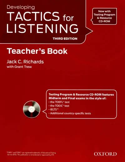 [sách] Developing Tactics For Listening Third Edition Teachers Book
