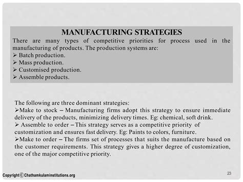 Operations Management Module 1 Calicut University Pptx