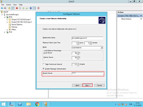 Dhcp Server Failover Cluster Kurulumu Mustafa Sabri OĞuz