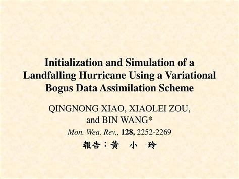Qingnong Xiao Xiaolei Zou And Bin Wang Ppt Download