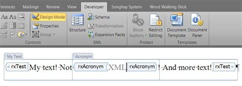 Word 2010 Allows Nesting Of Content Controls The Rasx Context