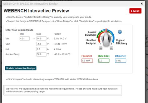 Webench® Toolstps63710 Webench® Toolstps63710 Simulation Hardware And System Design Tools