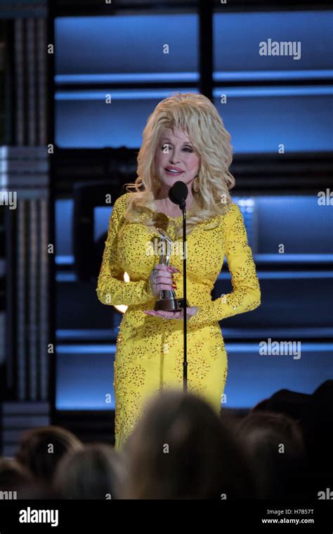 Nashville Tennessee Usa 2nd Nov 2016 Dolly Parton Was Presented