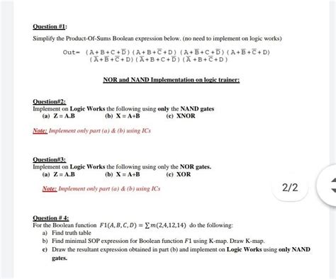 Solved Implement All Of Them And Show The Necessary Logic Chegg