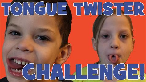 Tongue Twister Challenge Youtube