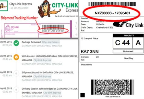 City Link Tracking Number In Malaysia With Consignment Note