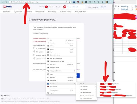 Right Click Sometimes Uses Wrong Domain For Autofill Password Manager