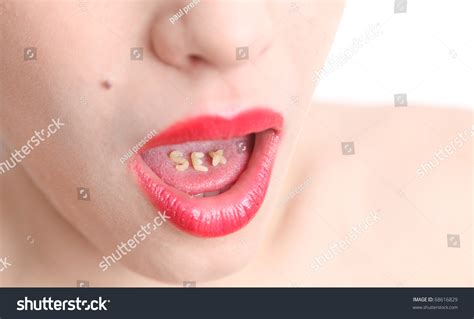 Woman Sex On Her Tongue Stock Photo Shutterstock