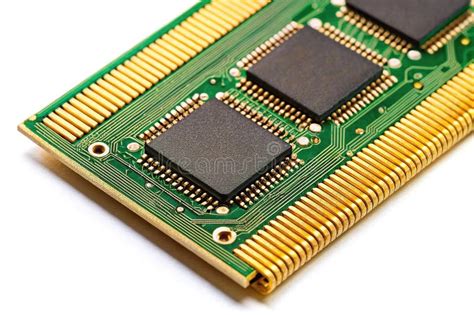 Detailed Closeup Of A Ddr5 Ram Module A Highquality Image For Computer