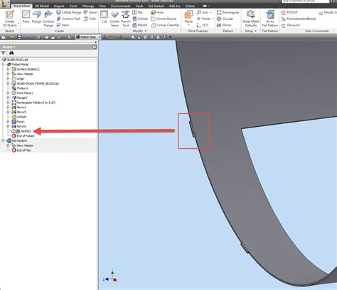 Solved Sheetmetal Part With Unfod Make Face Refold Autodesk Community