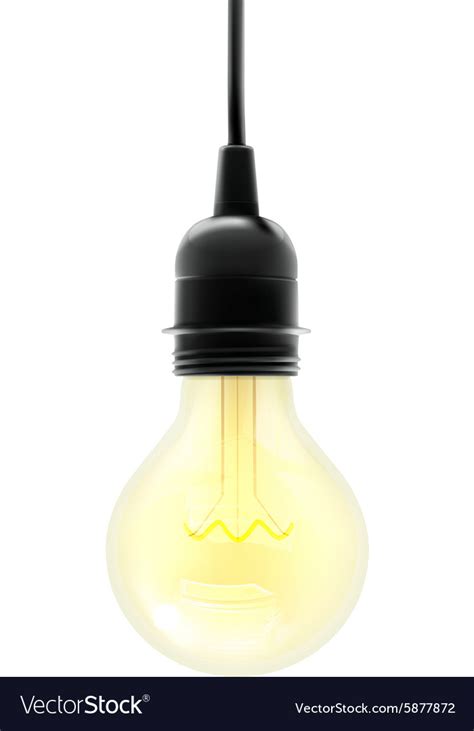 Electric Light Bulb Royalty Free Vector Image VectorStock