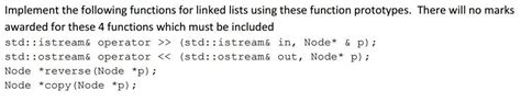 Solved C LINKED LISTS I Already Have Most Of The Codes Chegg