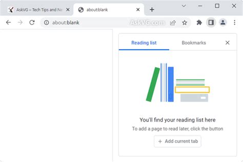 Tip Remove Side Panel Button In Google Chrome AskVG
