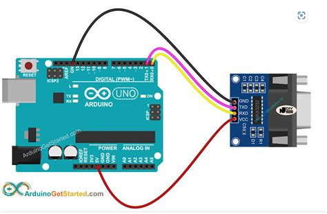 Connecting Rs232 Device To Arduino Mega Via Hardware Serial Tx2rx2