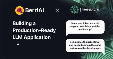 Building A Production Ready Llm Application With Berriai Propelauth And Nextjs Propelauth Blog