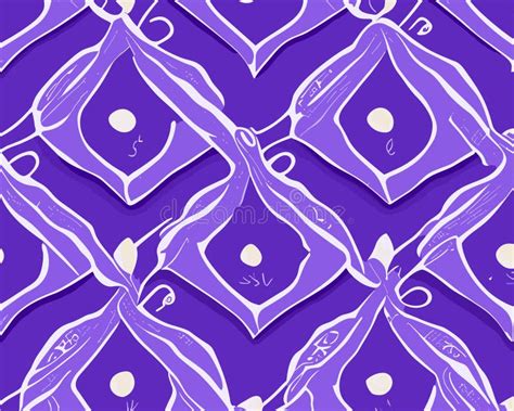 Seamless Pattern With Hand Drawn Abstract Geometric Shapes Stock Vector Illustration Of