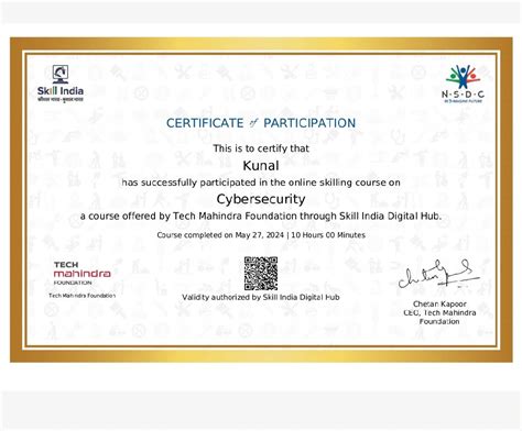 Kunal Kumar On Linkedin An Internship Certificate Is An Official