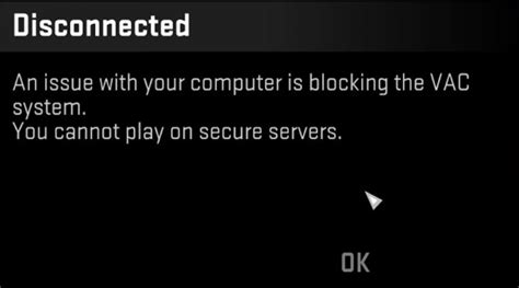 How To Fix Disconnected By VAC You Cannot Play On Secure Servers