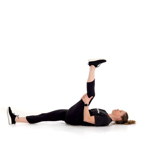 Lying Hamstring Stretch 7 Simple Hamstring Stretches For Tight Muscles