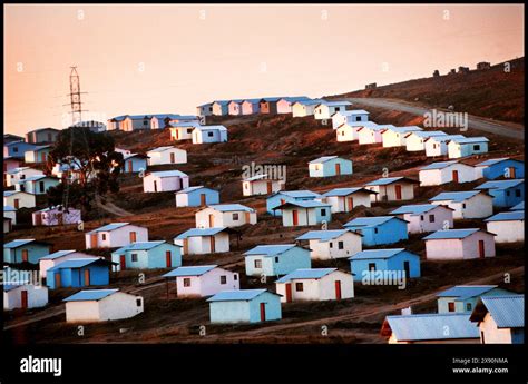 Kwazulu Natal Rdp Housing Circa 2002 New Rdp Houses Built On A Hill