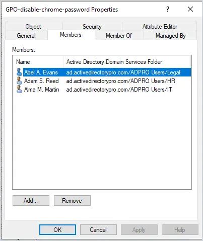 Disable Password Saving In Chrome Using Group Policy Active Directory Pro