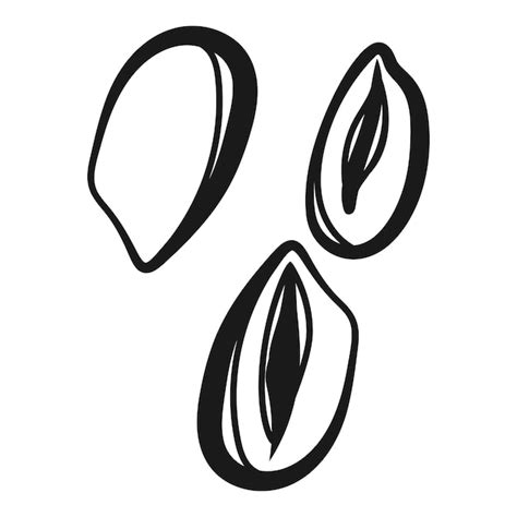 Premium Vector Peanut Kernel Without Husk Icon Simple Illustration Of Peanut Kernel Without