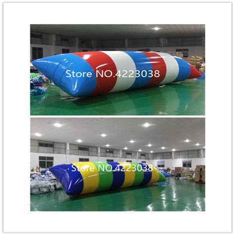 6x3m Inflatable Water Blob Trampoline Floating Bed Jumping Bouncing Pillow