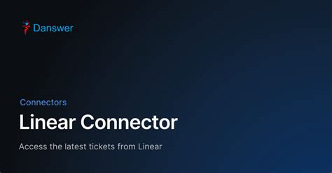 Linear Connector Edux Documentation
