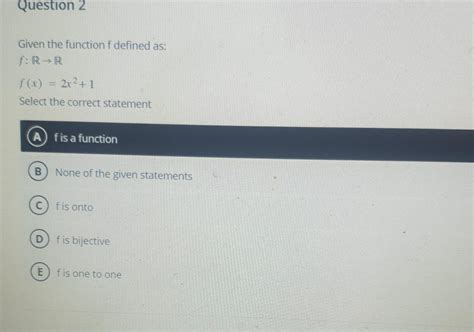 Solved Given The Function F Defined As Chegg Com