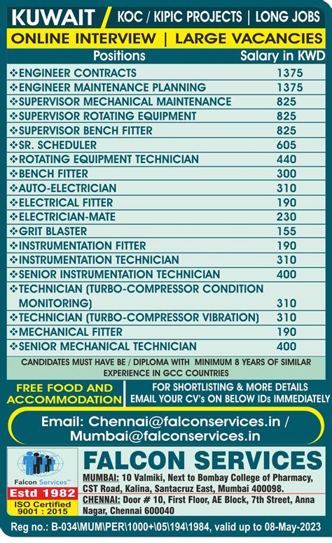 Falcon Services ™ On Linkedin Falconservices Kuwait Longterm 41 Comments