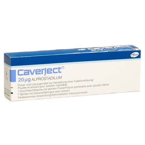 Caverject Subst Sèche 20 Mcg Avec Seringue Solvant Flac 1 Pce