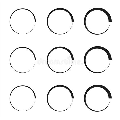Collection Of Round Sketch Hand Drawn Doodle Circles For Design